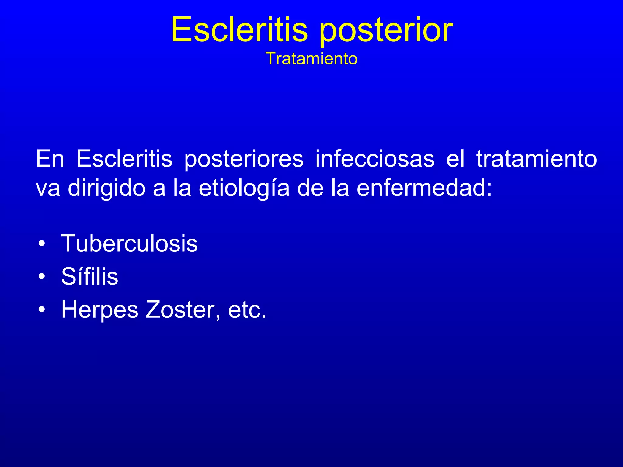 Oftalmologia - Escleritis Posterior | PPT | Eye and Vision Conditions ...