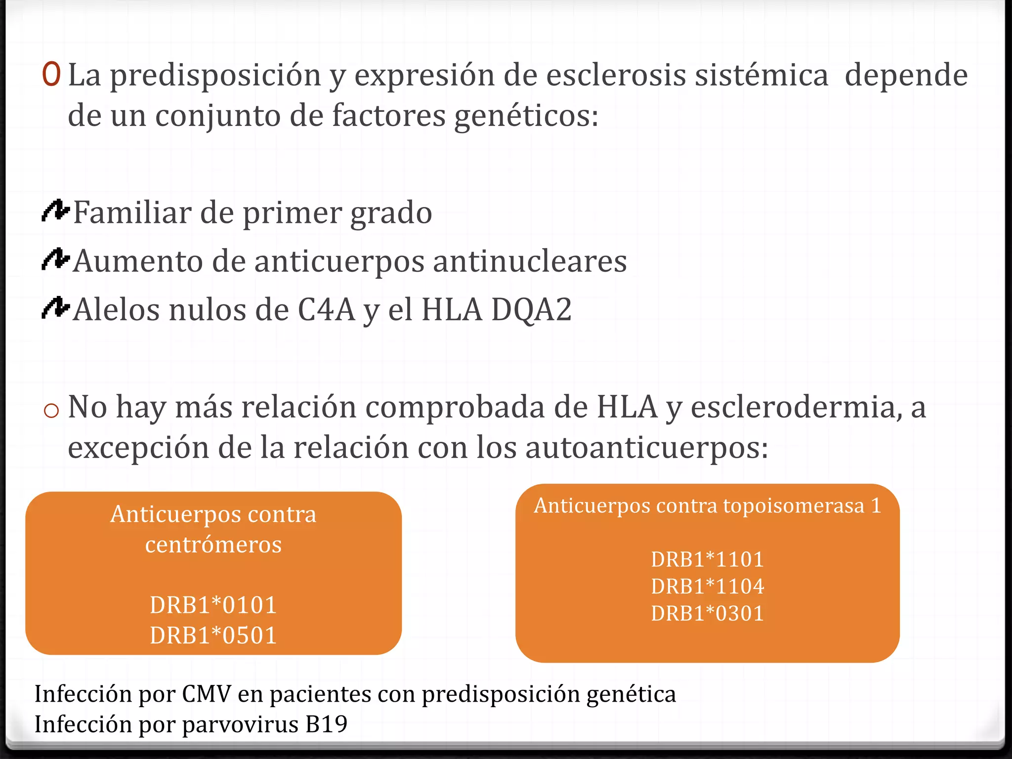 Esclerodermia (esclerosis sistemica) | PPTX