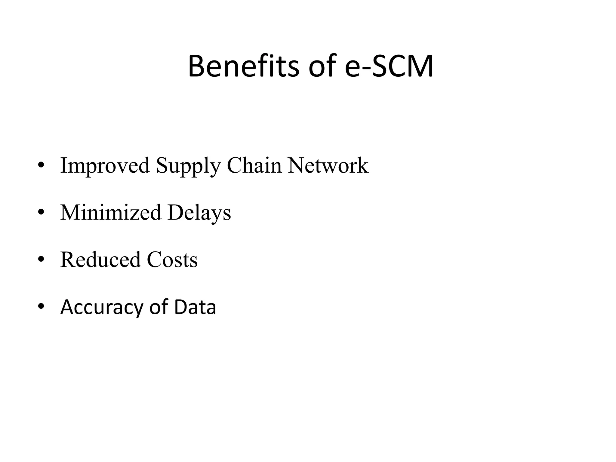 Electronic Supply Chain Management | PPTX