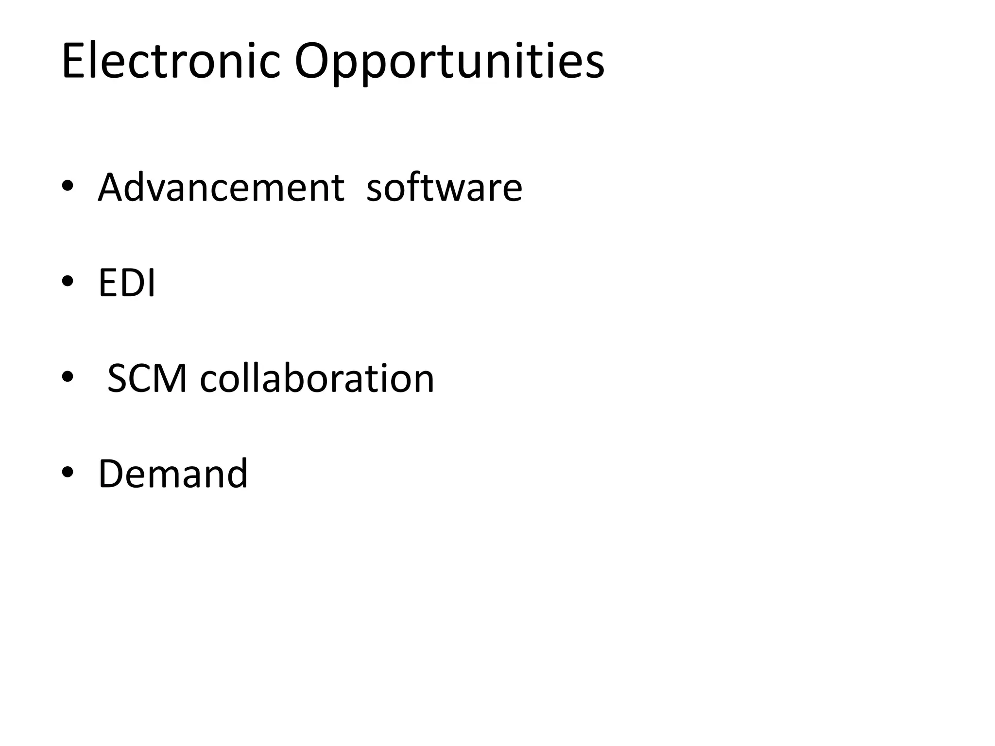 Electronic Supply Chain Management | PPTX