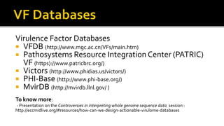 Computational Resources In Infectious Disease | PPT