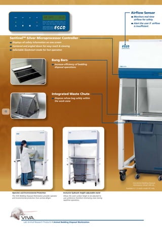 Esco Animal Research Workstation / Animal Transfer Workstation | PDF
