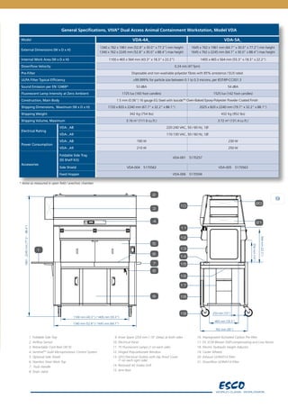 Esco Animal Research Workstation / Animal Transfer Workstation | PDF