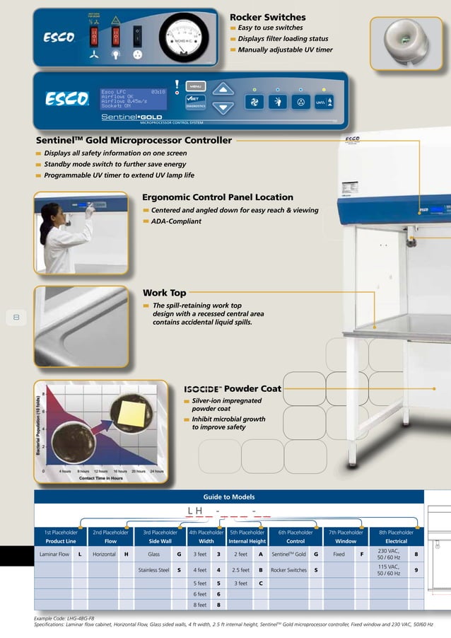 Esco Laminar Flow Clean Bench | PDF