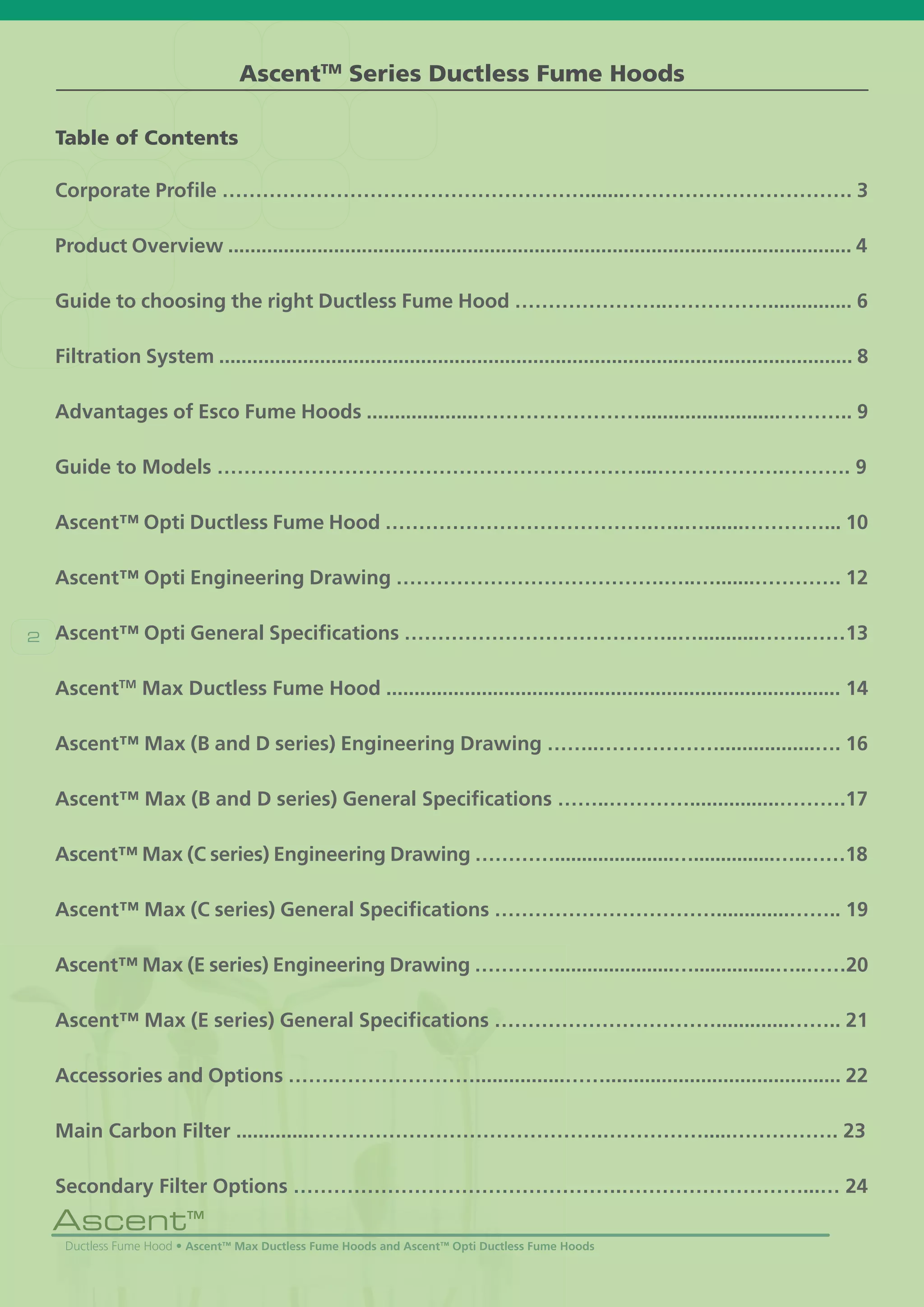 Esco Green Ductless Fume Hood Guide | PDF | Business Utilities | Business