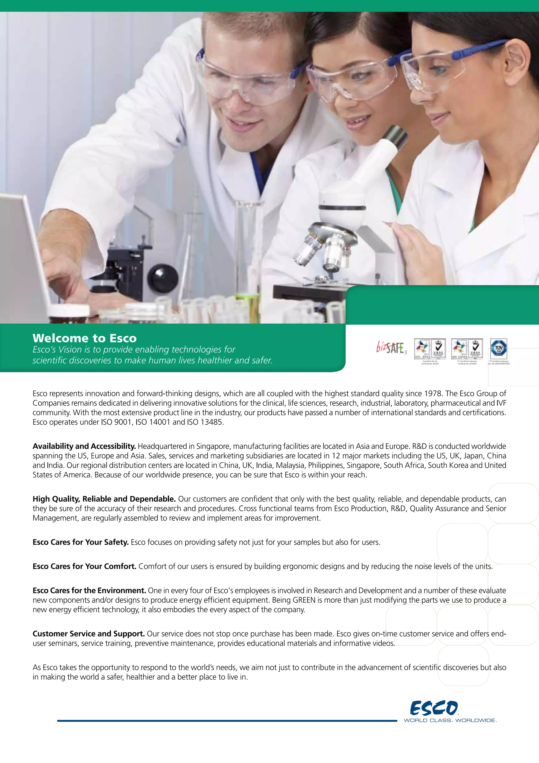 Esco Green Ductless Fume Hood Guide | PDF | Business Utilities | Business