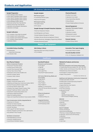 Esco HP Series Laboratory Refrigerators and Freezers | PDF