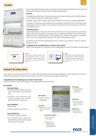 Esco Laboratory Ducted Fume Hood | PDF