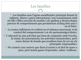 Escola de pares i mares | PPT