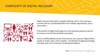 ESCOLA Module 1 Digital Inclusion | PPTX