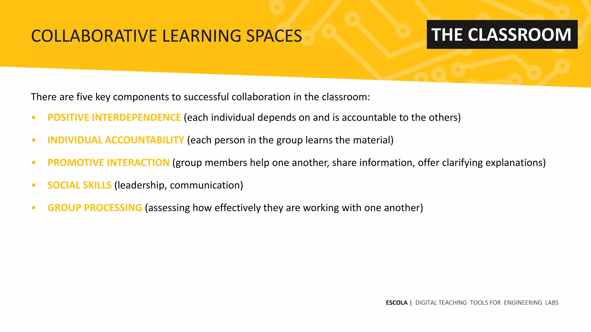 ESCOLA Module 5 Collaborative Learning in Virtual Environments | PPTX