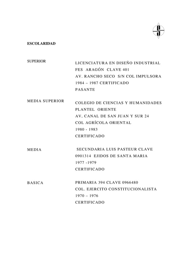 Escolaridad | PDF