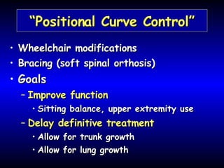 Early Treatment of Scoliosis in Spinal Atrophy | PPT