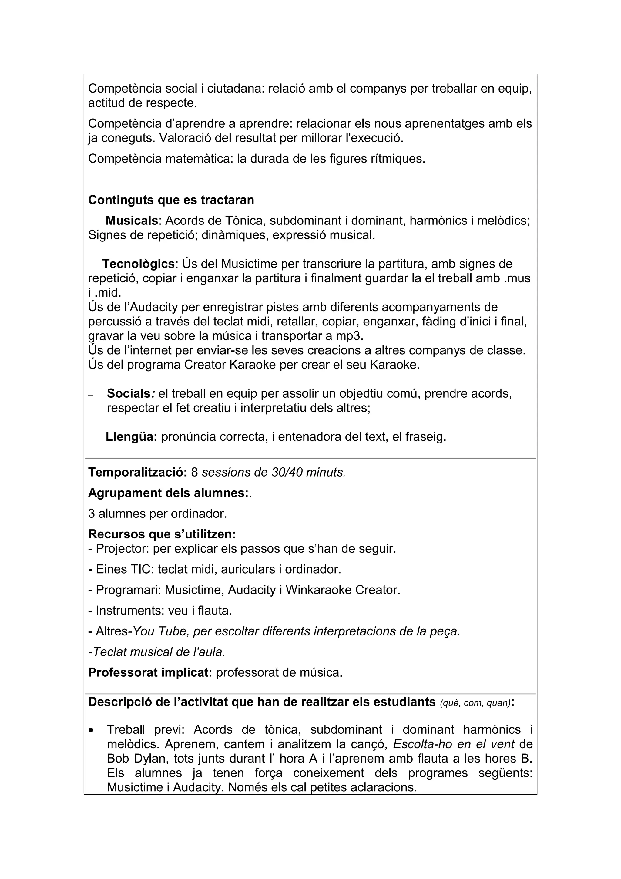 Escolta Ho En El Vent Bob Dylan | PDF