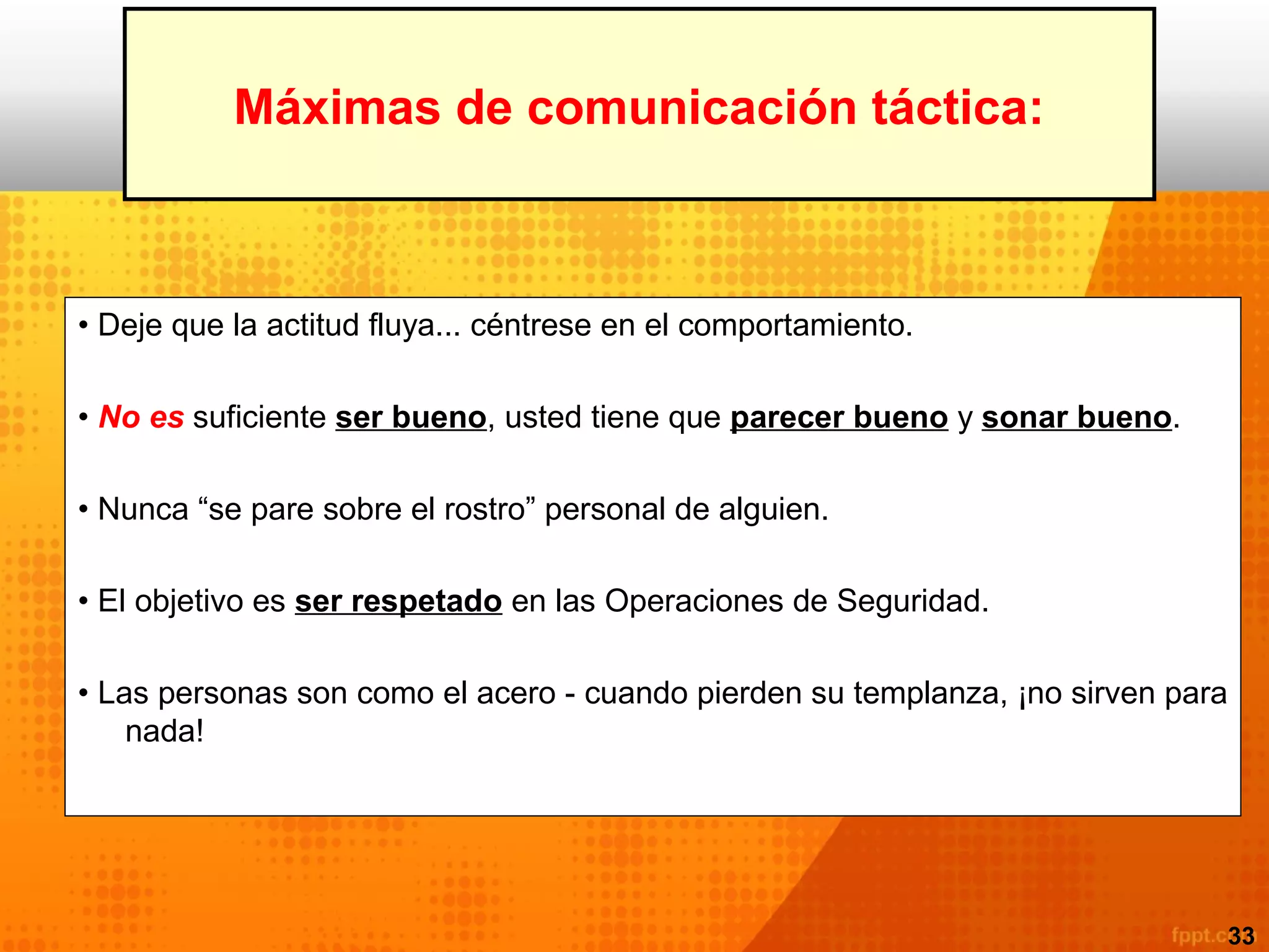 Escoltas . comunicacion tactica en seguridad | PPT