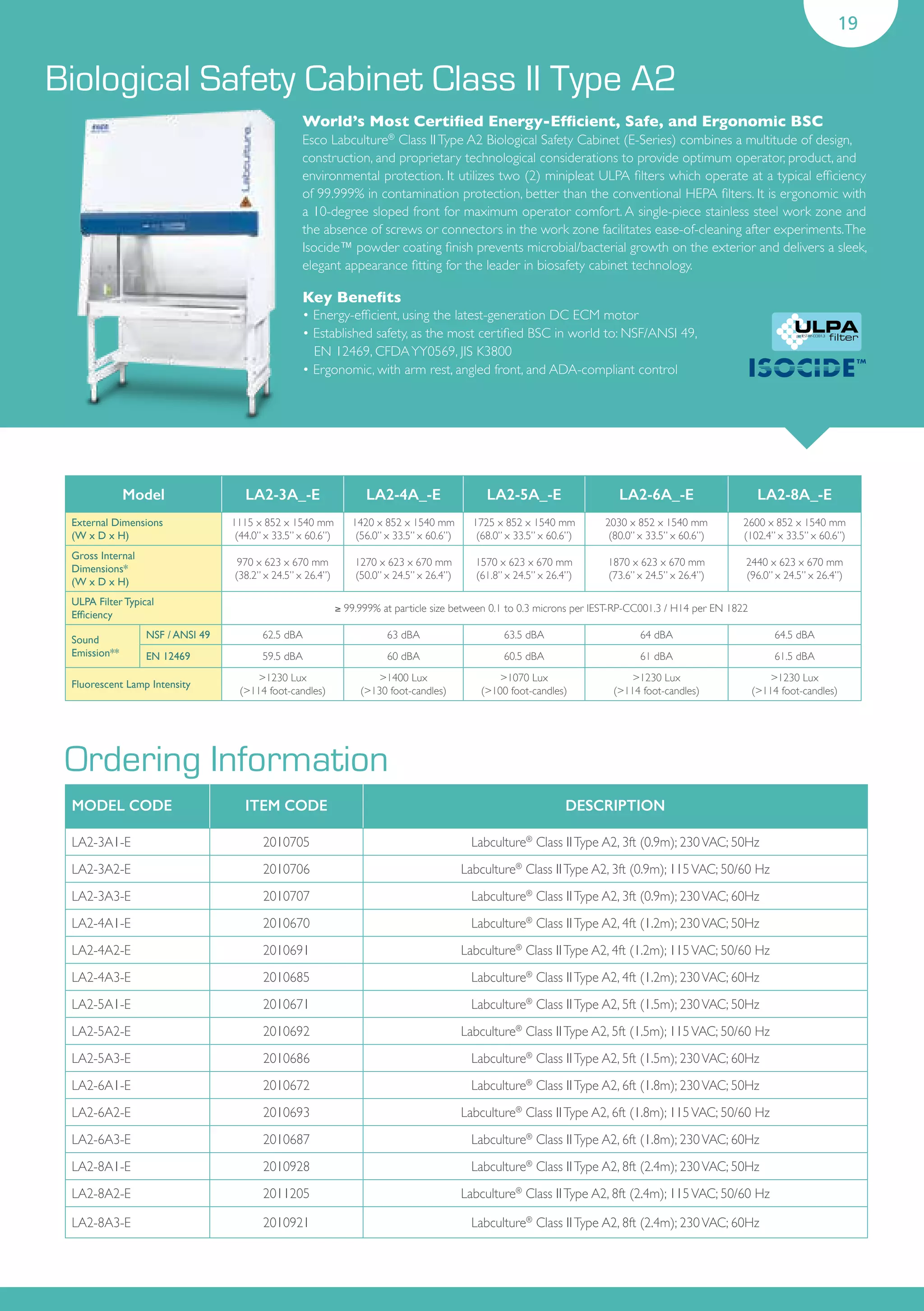 Esco Multi Zone IVF ART Workstation | PDF