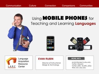 Using MOBILE PHONES for Language Teaching and Learning | PPTX