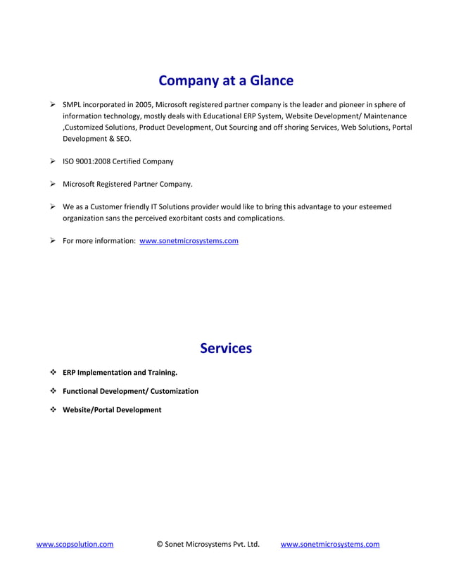 ESCOP (Complete EdRP System) | PDF