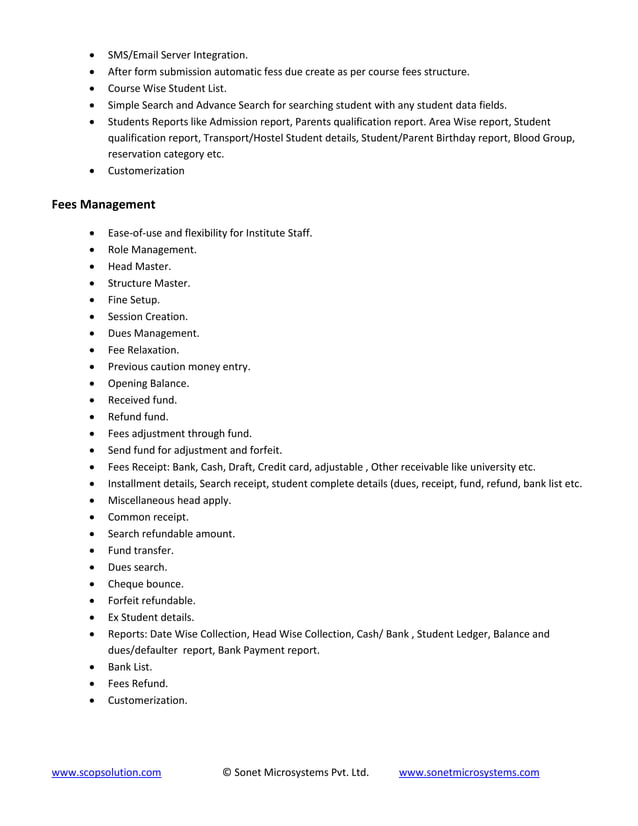 ESCOP (Complete EdRP System) | PDF