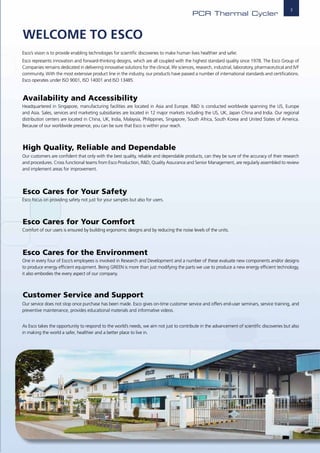 Esco PCR Thermal Cycler | PDF