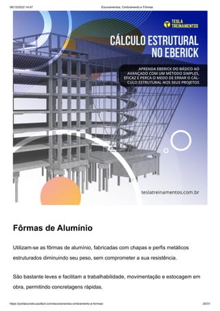 Escoramentos, Cimbramento e Fôrmas.pdf