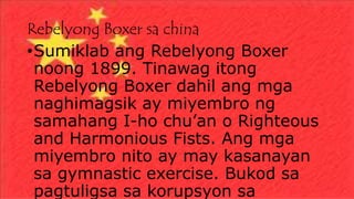 Nasyonalismo sa Silangan at Timog-Silangang Asya | PPTX