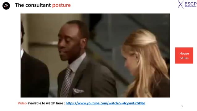 ESCP - Consultant behaviour session 5 2021 - consultant posture, ethics ...