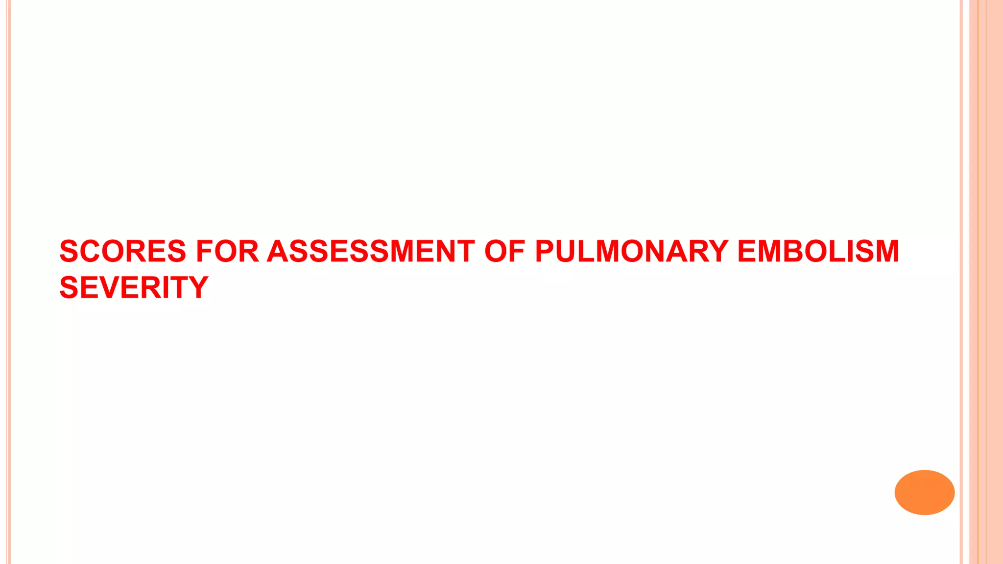 2019 ESC guidelines on pulmonary embolism | PPTX