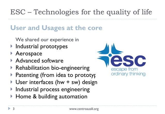Esc presentation | PPS