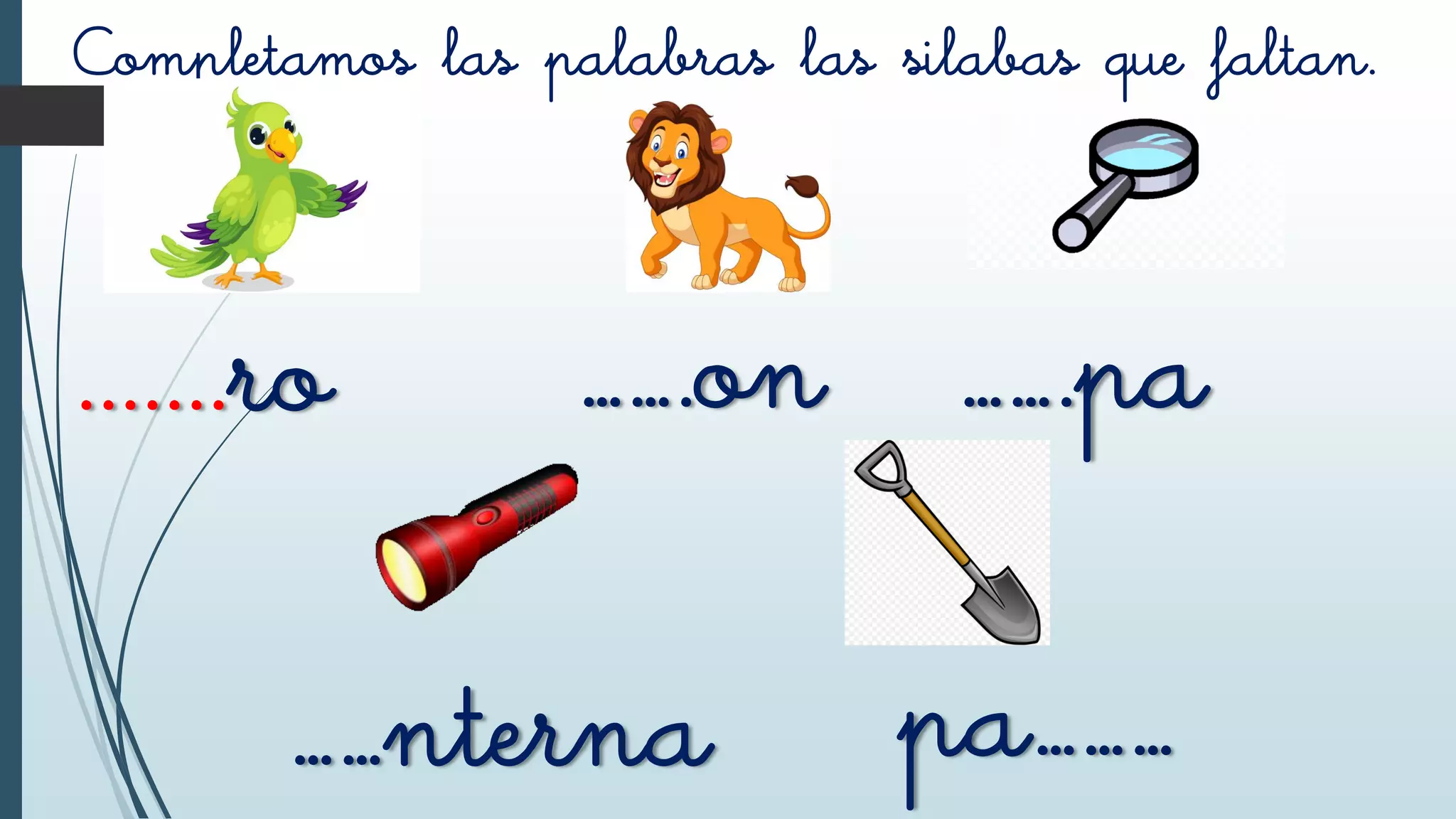 Escribimos palabras con la L | PDF | Homework and Study | Education