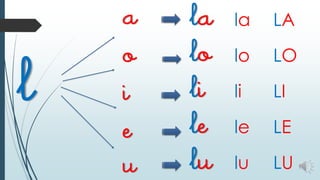 Escribimos palabras con la L | PDF