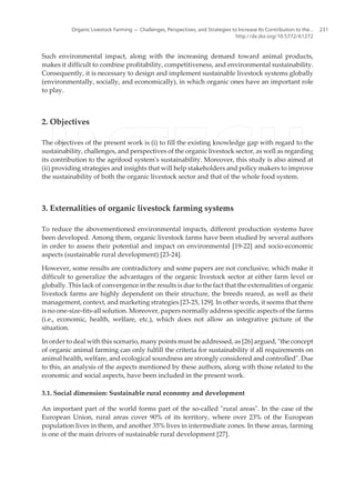 Organic Livestock Farming. Contribution to Food System Sustainability ...