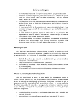 Escribir un Position Paper.pdf