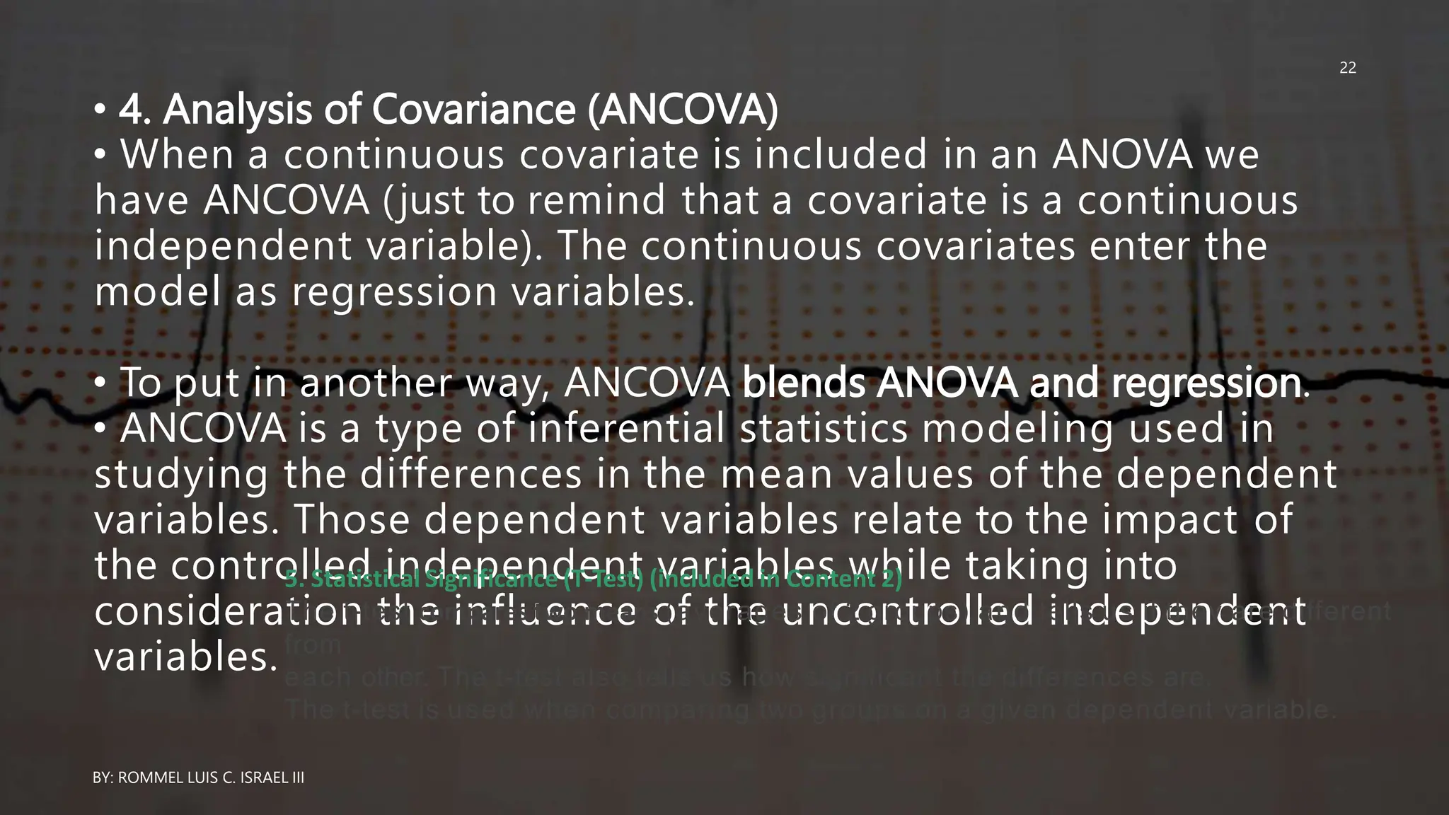 DESCRIPTIVE AND INFERENTIAL STATISTICS | PPTX