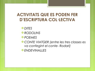 Escripturacollectiva | PPT