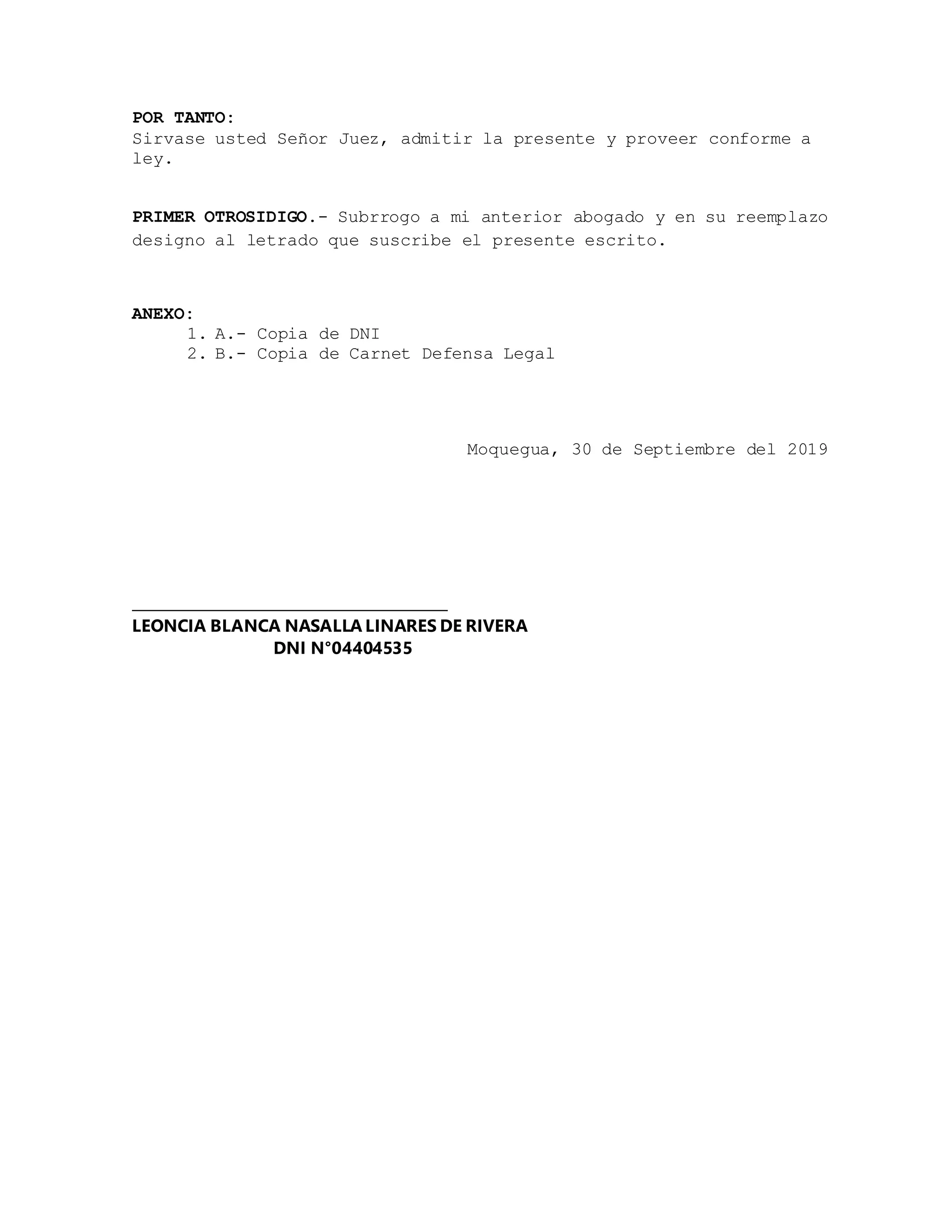 Escrito Desarchivamiento Pdf