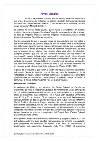 Escrito de artes visuales | DOCX
