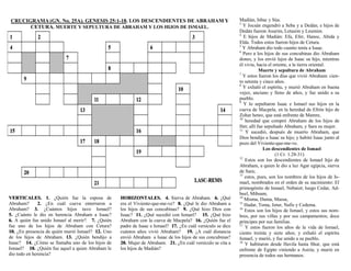 ESCRITO ESTA EN ACCION. LOS DESCENDIENTES DE ABRAHAM Y CETURA. LA ...