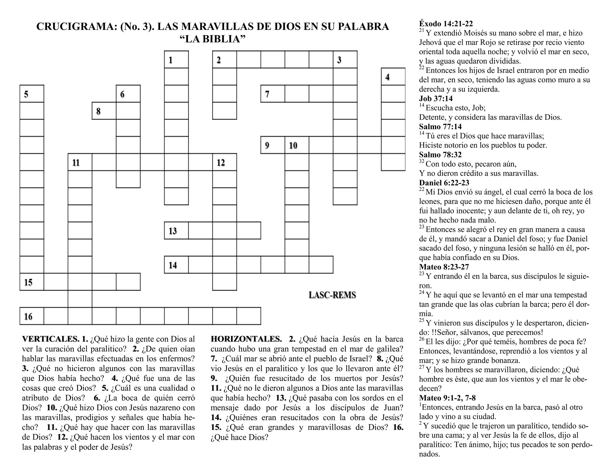 ESCRITO ESTA EN ACCIÓN. LAS MARAVILLAS DE DIOS. No. 3 | PDF