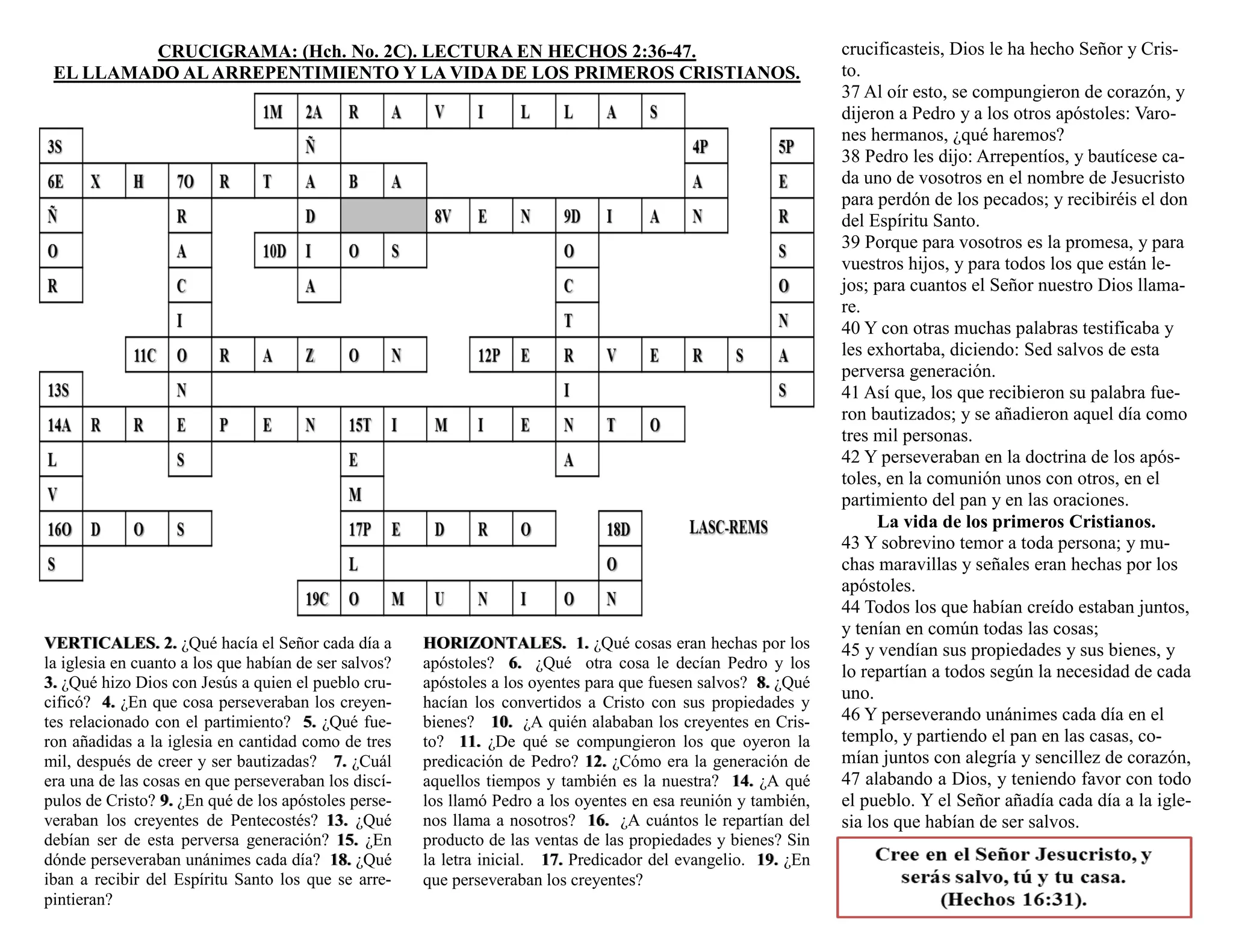 ESCRITO ESTA EN ACCIÓN. EL LLAMADO AL ARREPENTIMIENTO Y LA VIDA DE LOS ...