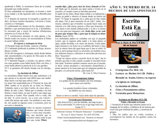 ESCRITO ESTAS EN ACCIÓN. PABLO Y BERNABE EN ICONIO Y LISTRA Y SU ...