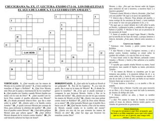 ESCRITO ESTA EN ACCION. EXODO 17:1-16. (EX. No. 17). LOS ISRAELITAS Y ...