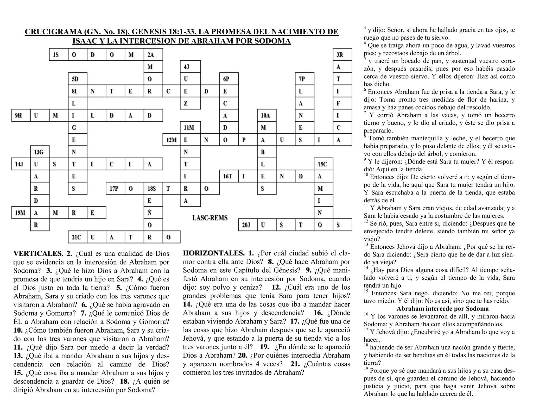 ESCRITO ESTA EN ACCION. LA PROMESA DEL NACIMIENTO DE ISAAC Y LA ...