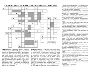 ESCRITO ESTA EN ACCIÓN. GÉNESIS 4:1-26. (GN. No. 4). CAIN Y ABEL | PDF