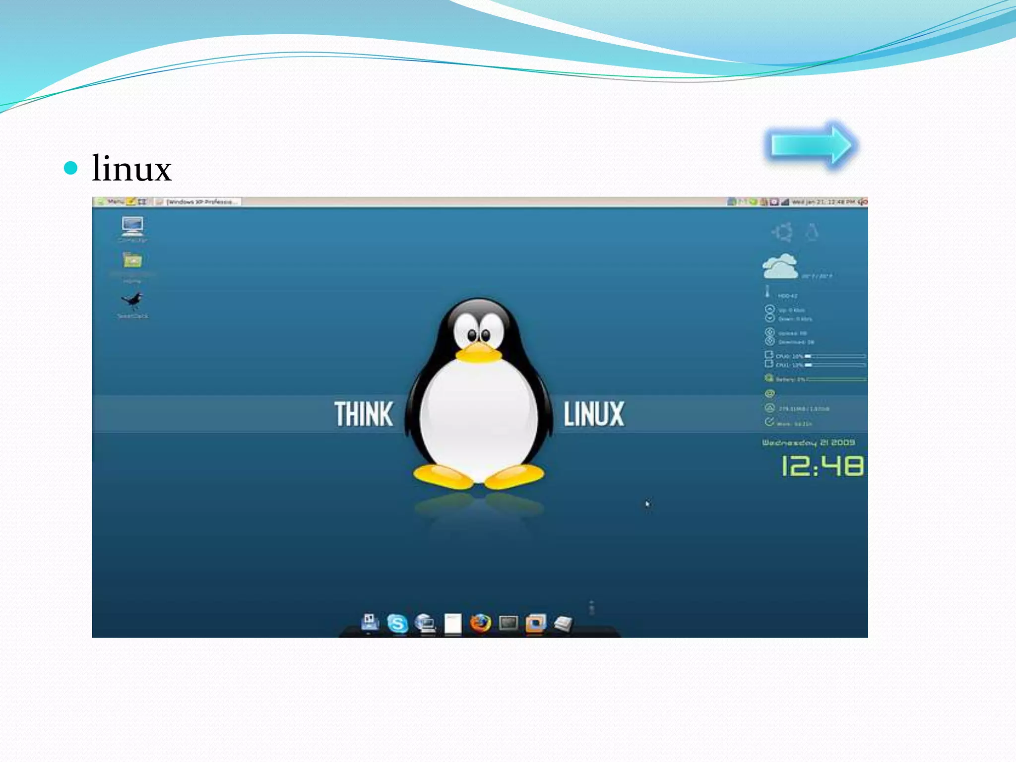 Escritorio de windows, linux y mac os | PPTX