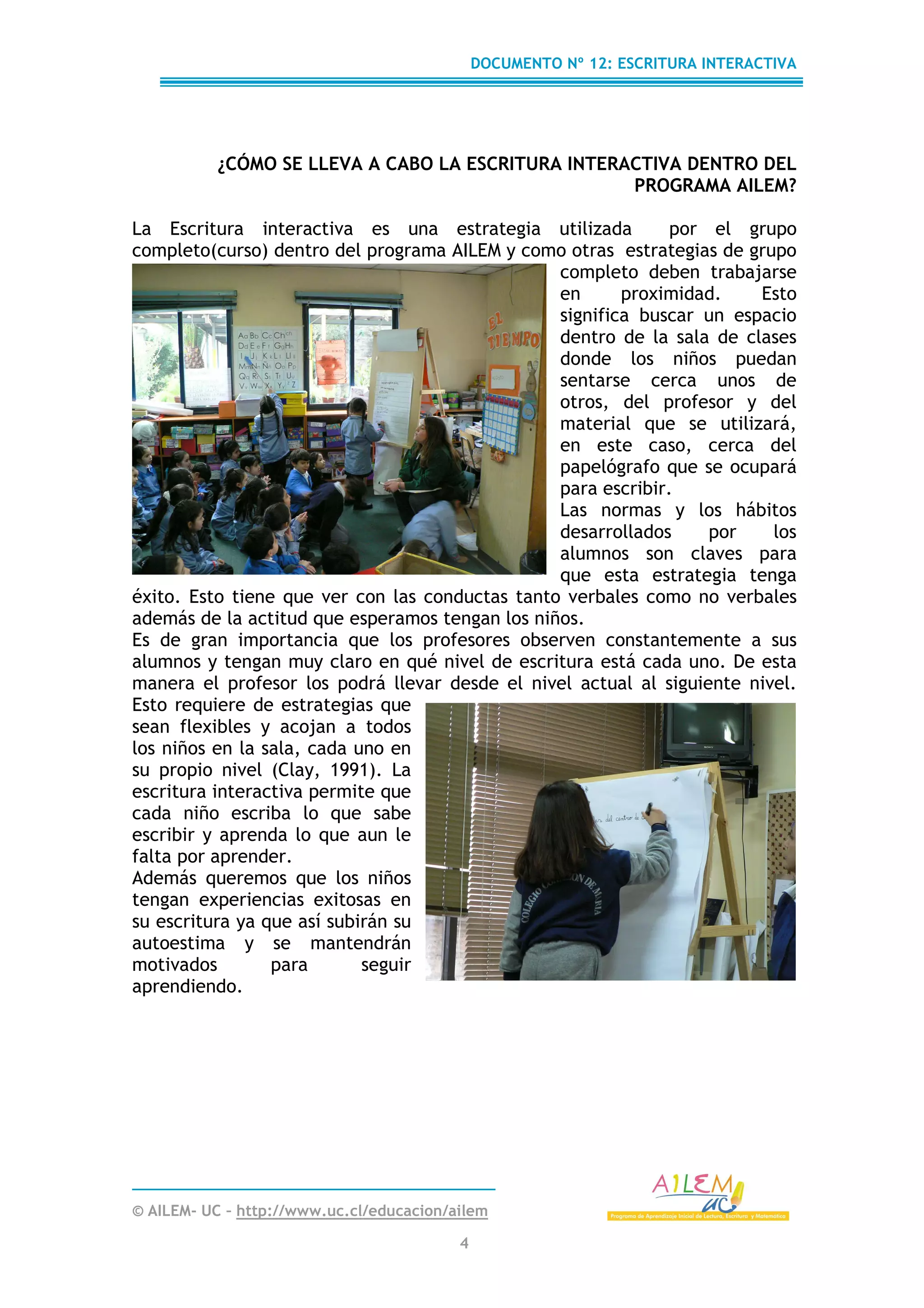 Escritura Interactiva | PDF
