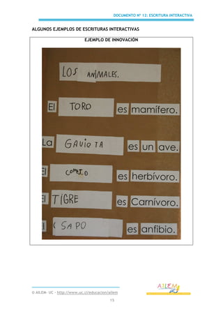 Escritura Interactiva | PDF
