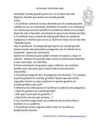 Escritura creativa | DOCX | Screenwriting | Content Production