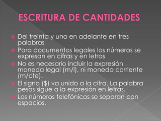 Escritura de cantidades | PPTX