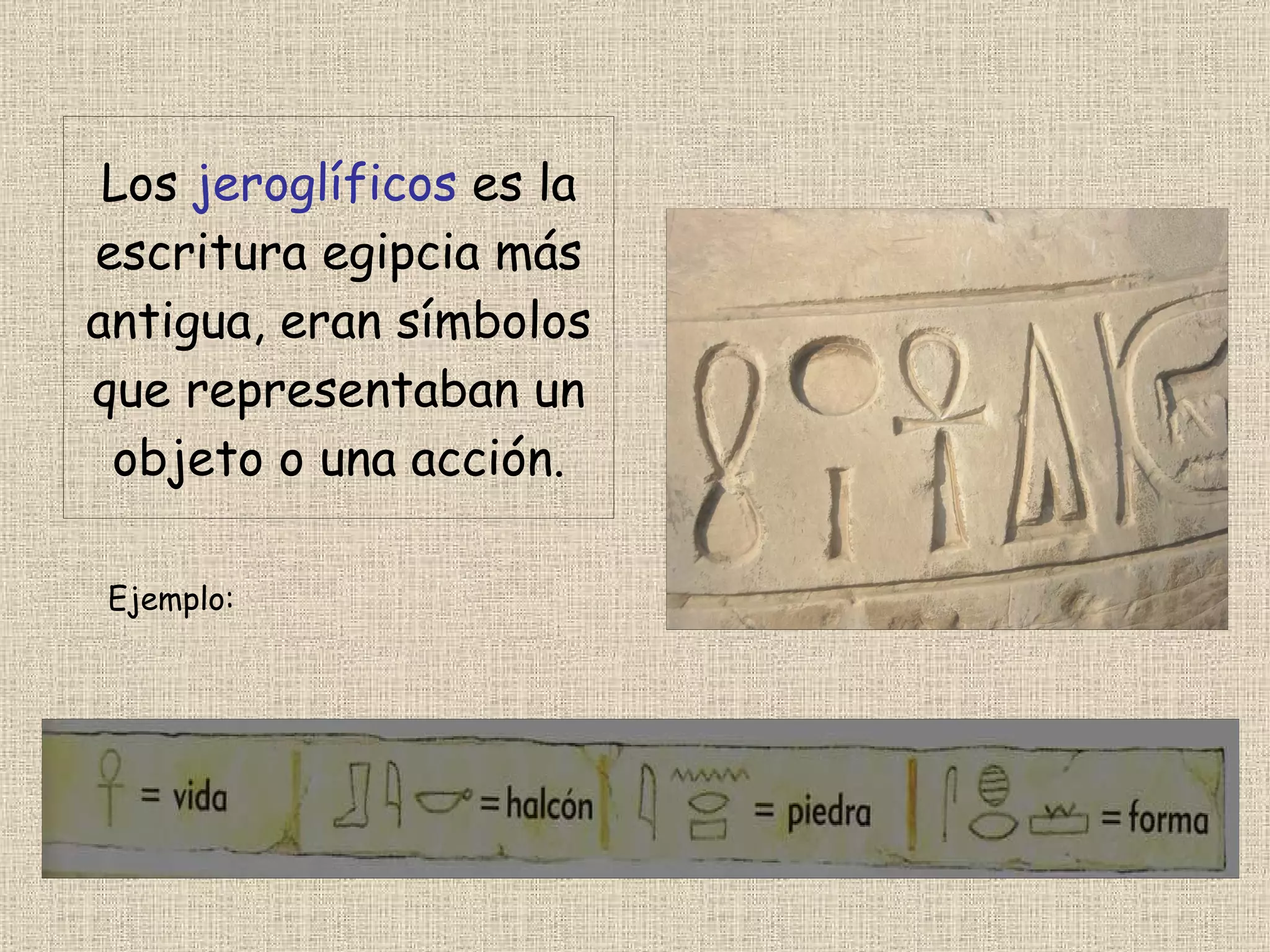 Escritura egipcia | PPT